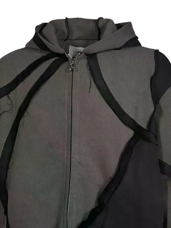 PACE Panelled Distressed Hoodie