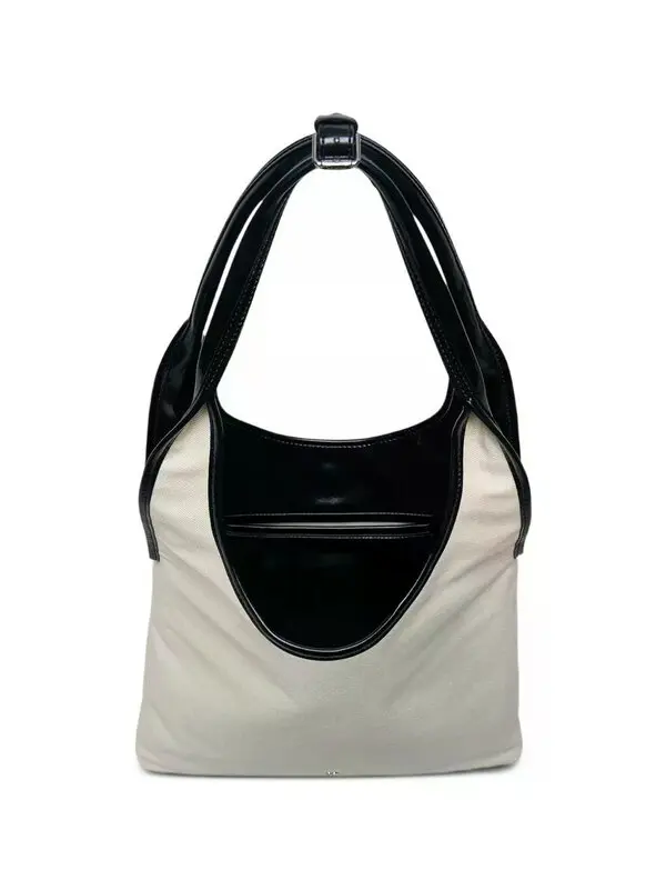 STAND OIL Ringo Canvas Buckle-strap Shoulder Bag - Neutrals