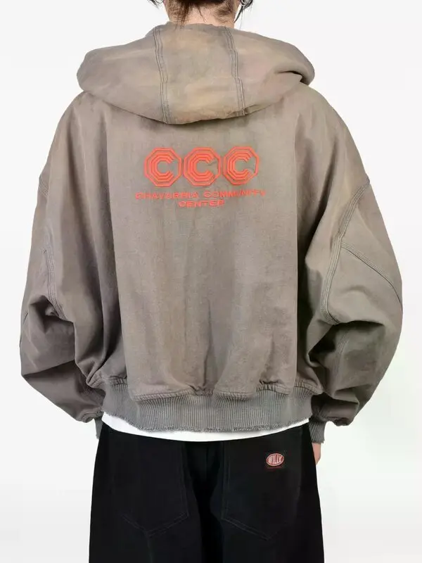 WILLY CHAVARRIA Juggernaut Logo-embroidered Jacket