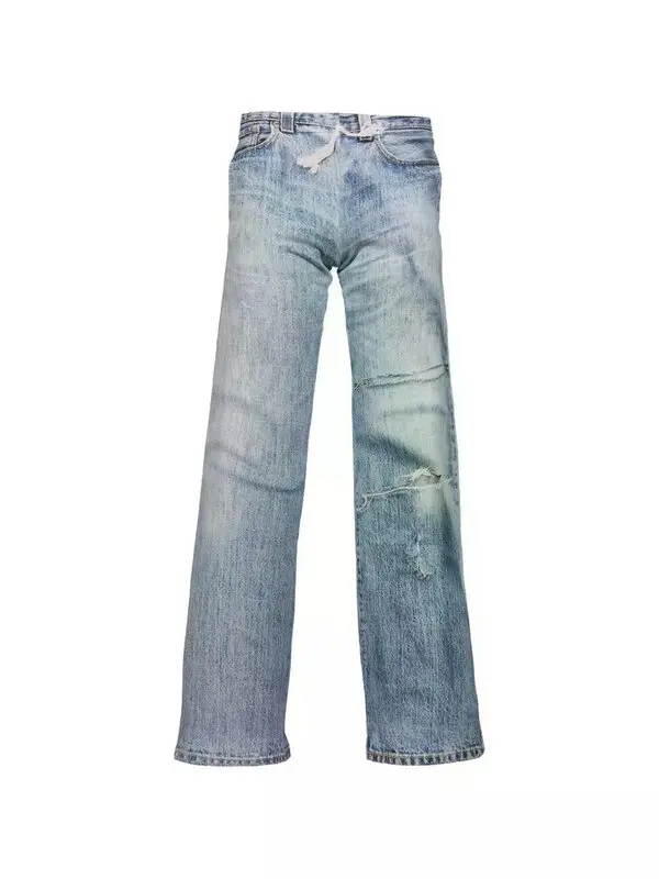 LA MASKARADE Trompe L'oeil Straight Leg Trousers