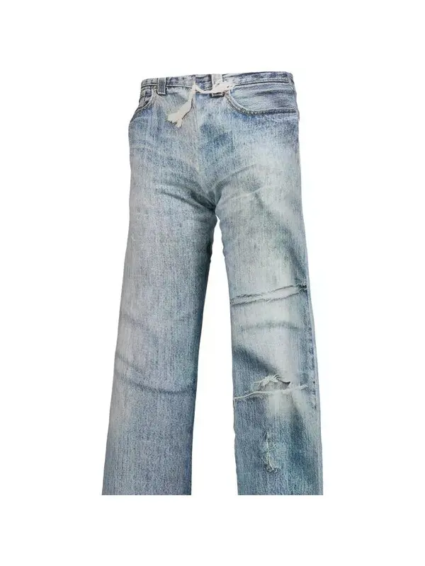 LA MASKARADE Trompe L'oeil Straight Leg Trousers