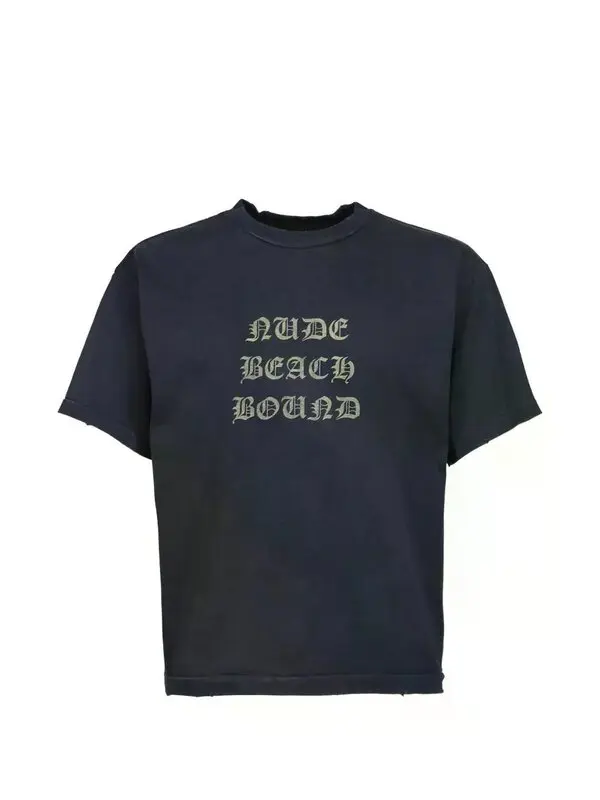 JUN/NAKAYAMA Graphic-print Box-fit T-shirt
