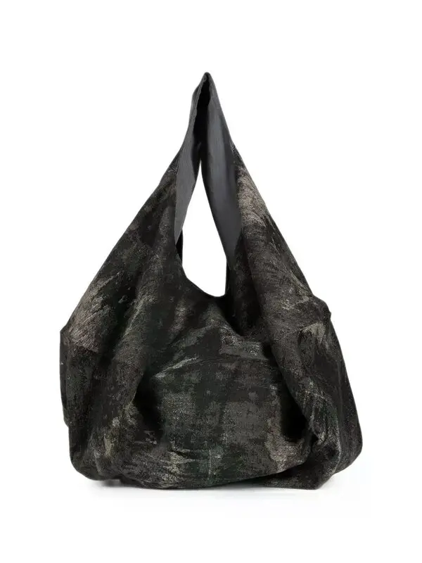 TAAKK Abstract-print Shoulder Bag - Black