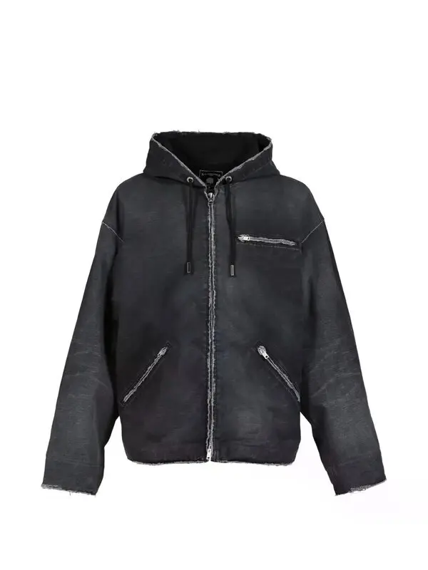 MASTERMIND WORLD Distressed Hooded Jacket