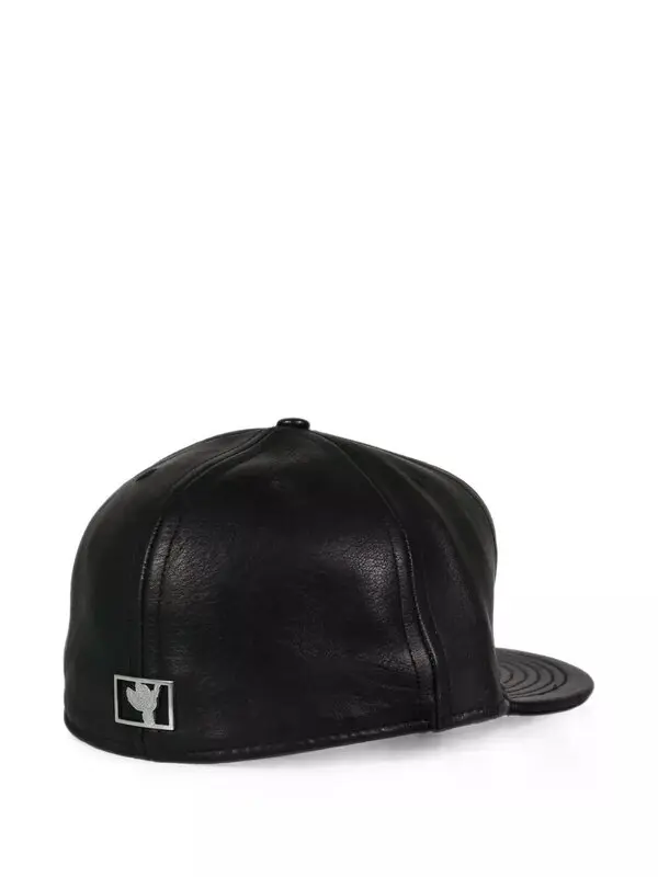 EARTHLING COLLECTIVE Logo-plaque Leather Cap