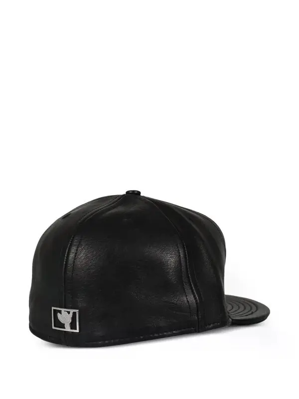 EARTHLING COLLECTIVE Logo-plaque Leather Cap