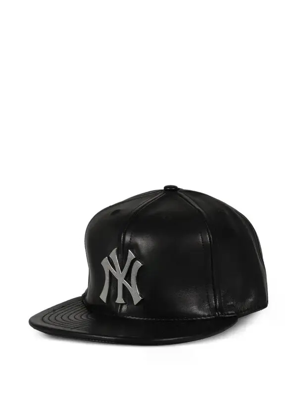 EARTHLING COLLECTIVE Logo-plaque Leather Cap