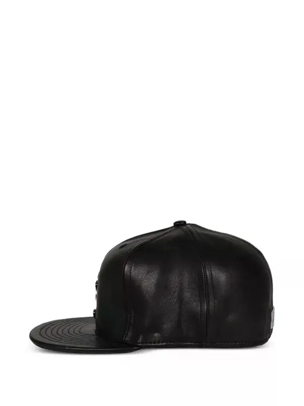 EARTHLING COLLECTIVE Logo-plaque Leather Cap
