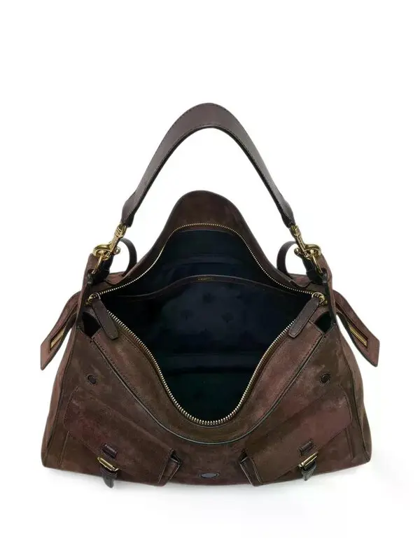 Mulberry Roxanne Buckle-detail Suede Shoulder Bag