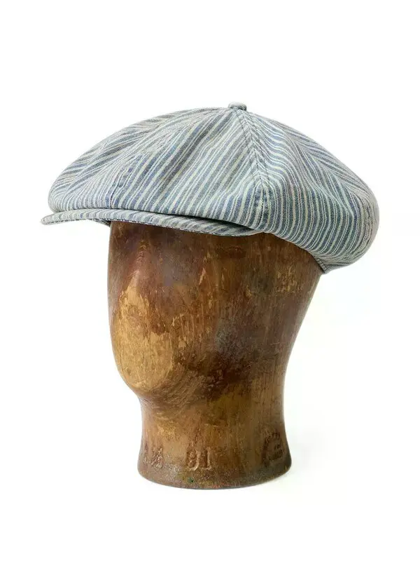 Ralph Lauren Striped Newsboy Hat