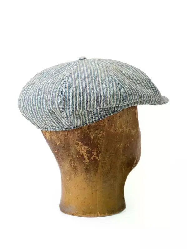 Ralph Lauren Striped Newsboy Hat