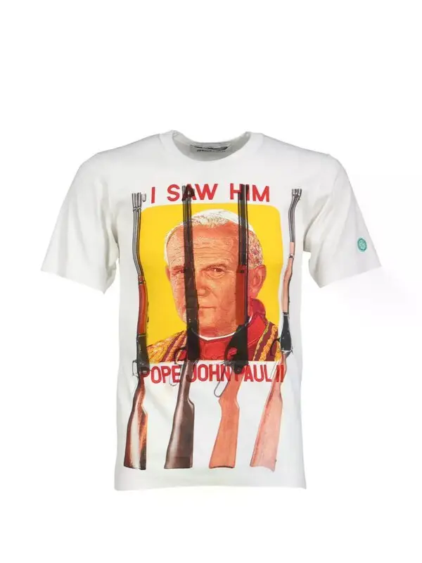 JOSHUA J. Upcycled Graphic-print T-shirt