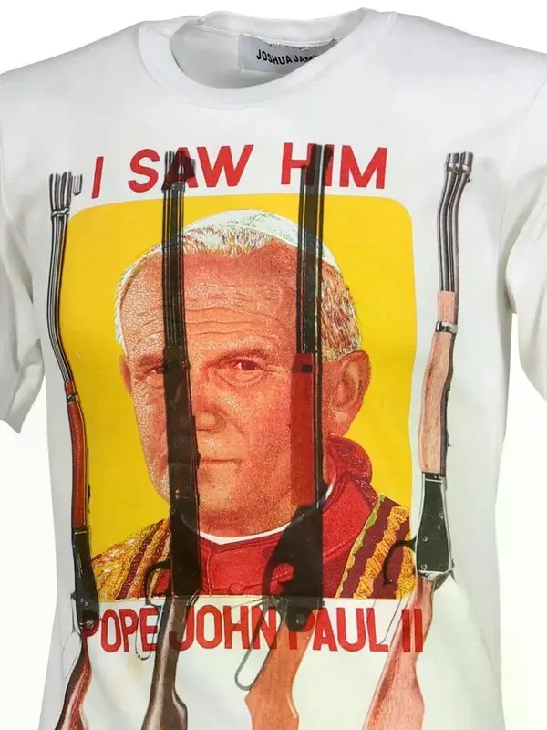 JOSHUA J. Upcycled Graphic-print T-shirt
