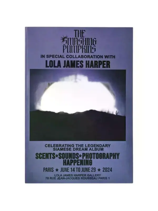 LOLA JAMES HARPER The Smashing Pumpkins Photo Book - Purple