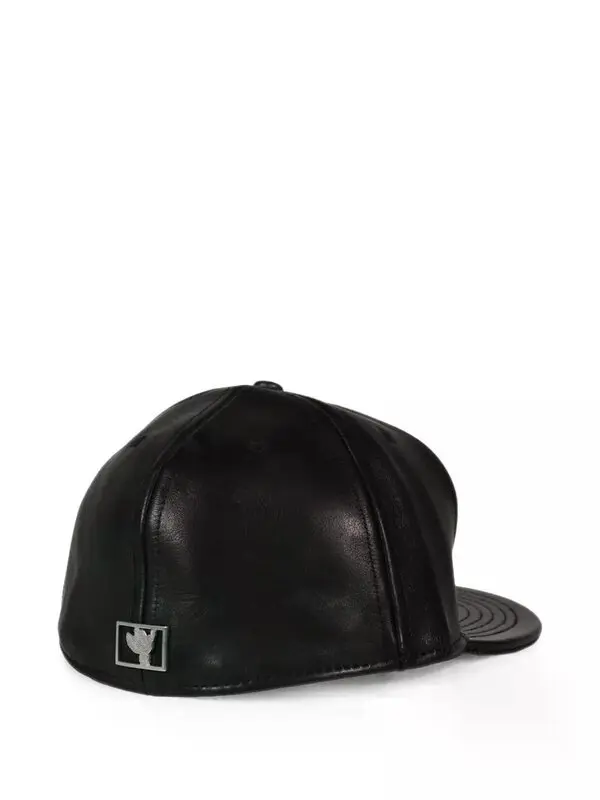 EARTHLING COLLECTIVE Logo-plaque Leather Cap