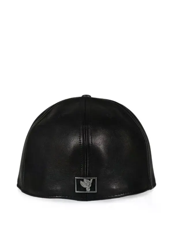 EARTHLING COLLECTIVE Logo-plaque Leather Cap