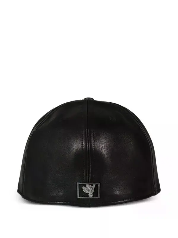 EARTHLING COLLECTIVE Logo-plaque Leather Cap