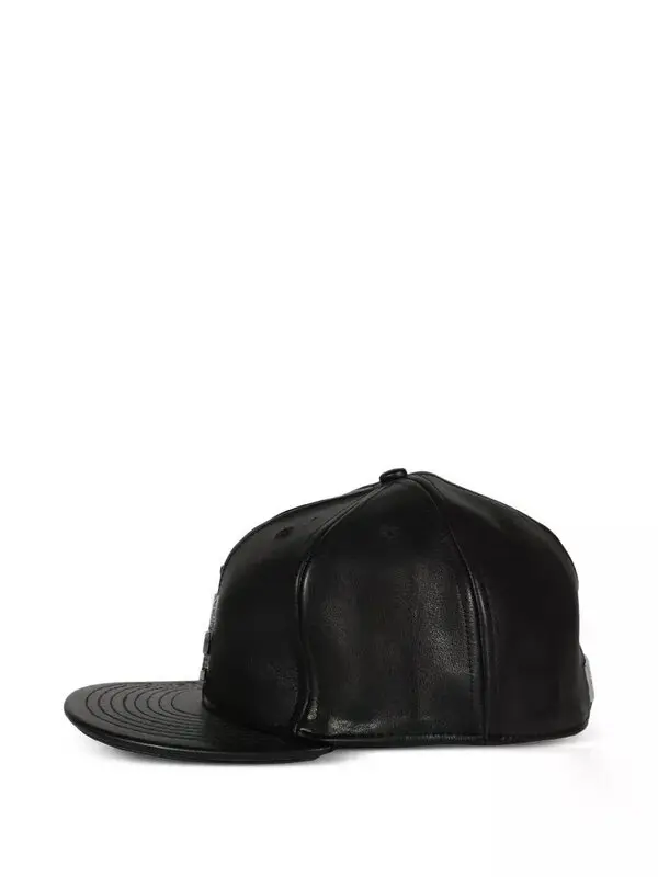 EARTHLING COLLECTIVE Logo-plaque Leather Cap