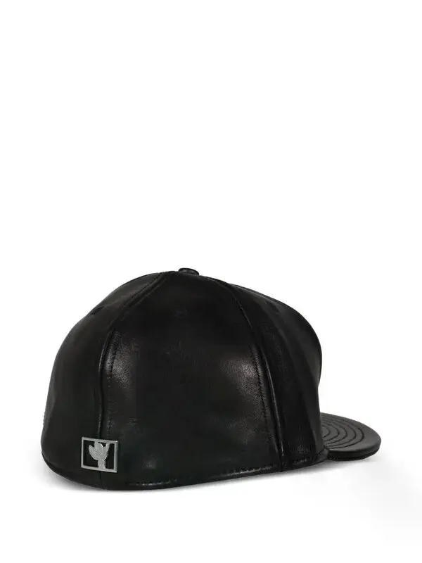 EARTHLING COLLECTIVE Logo-plaque Leather Cap