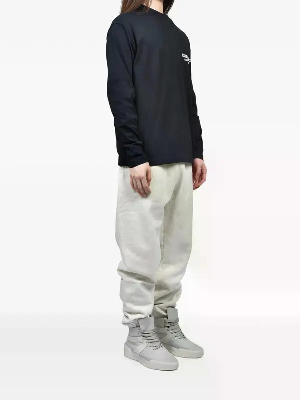 ESSENTIALS Logo-print Long-sleeve T-shirt