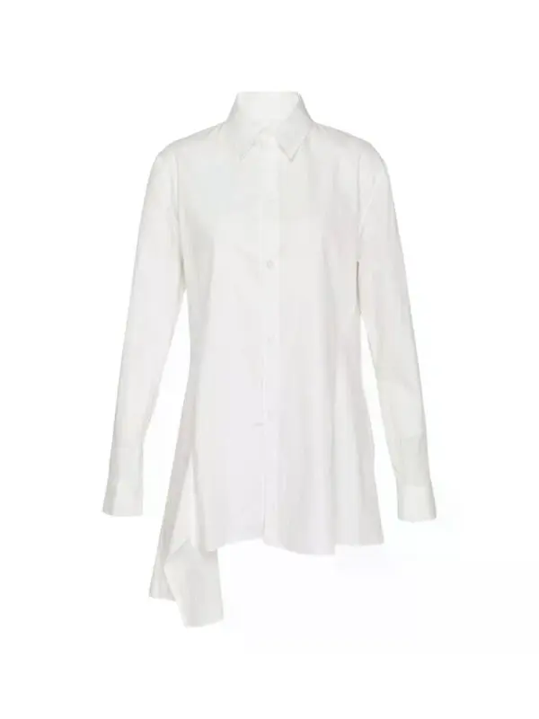 Yohji Yamamoto Asymmetric Long-sleeve Shirt - White
