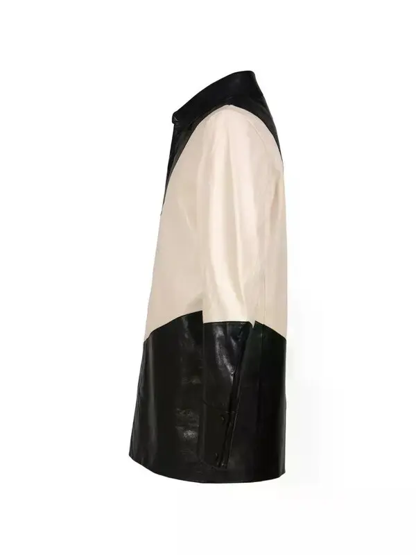 ENTIRE STUDIOS Panelled Leather Shirt