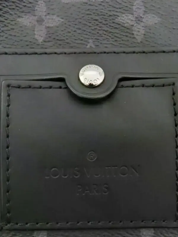LOUIS VUITTON Monogram Eclipse Voyager Pm Cross Body Bag - Black