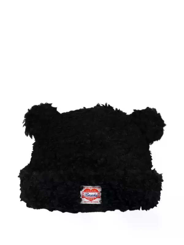 BASICKS Bear Beanie Hat - Black