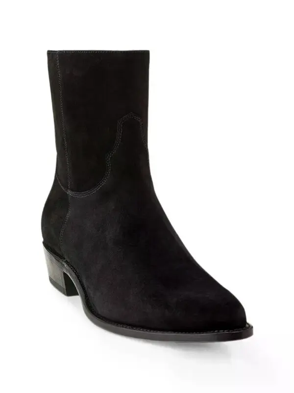 Polo Ralph Lauren Calfskin Suede Western Boot