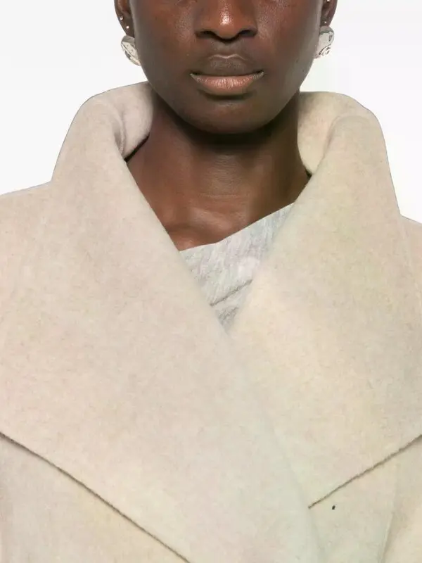 Isabel Marant Étoile Ceaton Belted Shawl-collar Coat - Neutrals