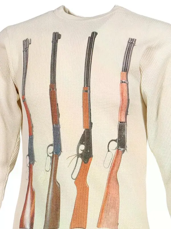 JOSHUA J. Graphic-print Thermal Sweater