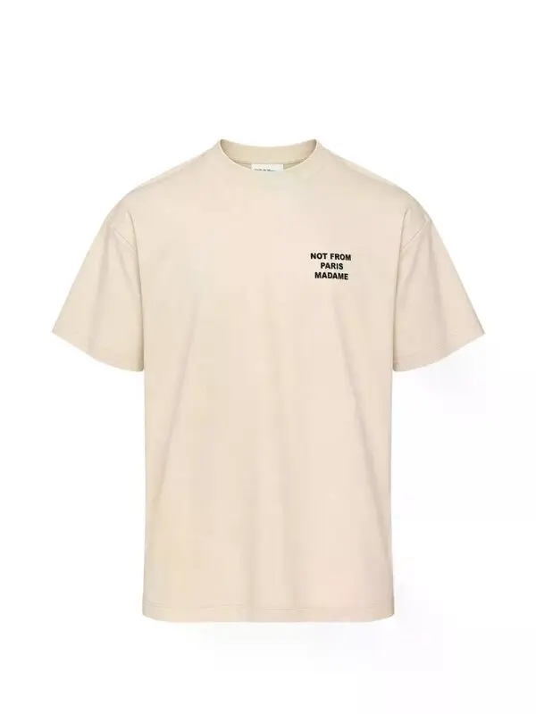 Drole De Monsieur Not From Paris Madame T-shirt - Neutrals