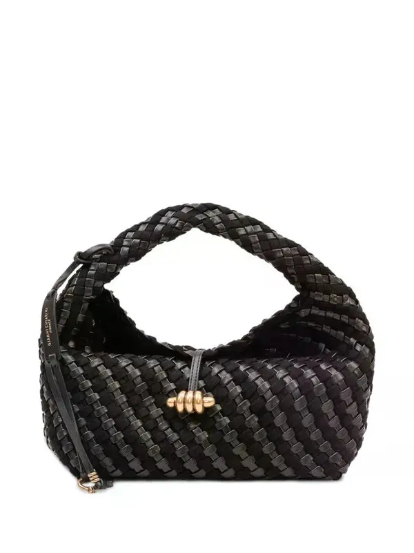 GIANNI CHIARINI Woven Tote Bag - Black