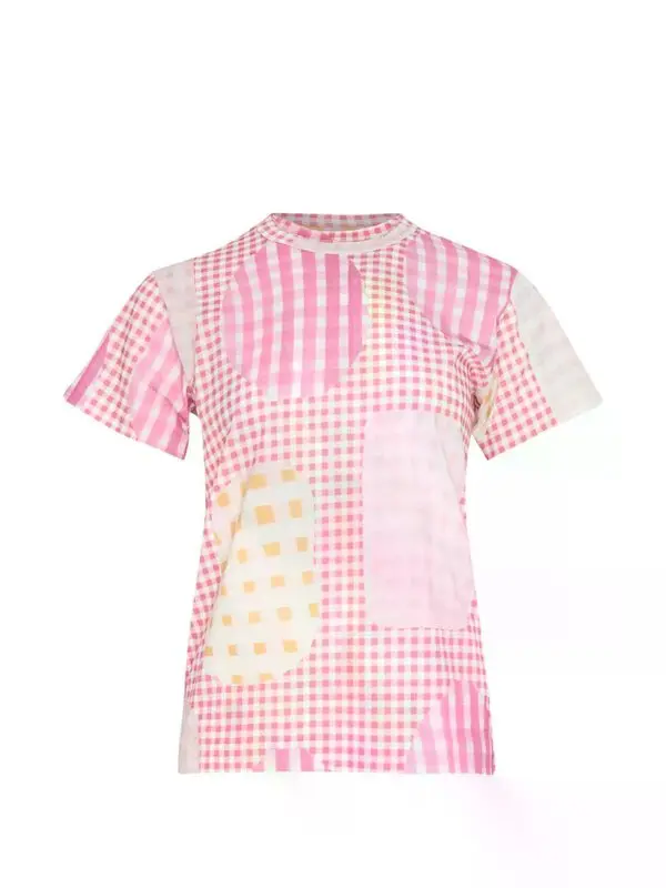 TAO Gingham Patchwork T-shirt