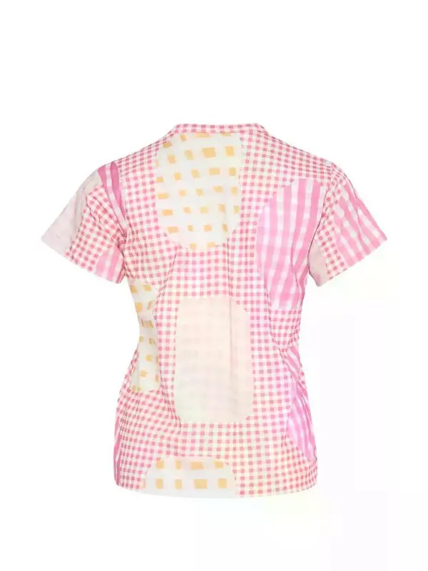 TAO Gingham Patchwork T-shirt