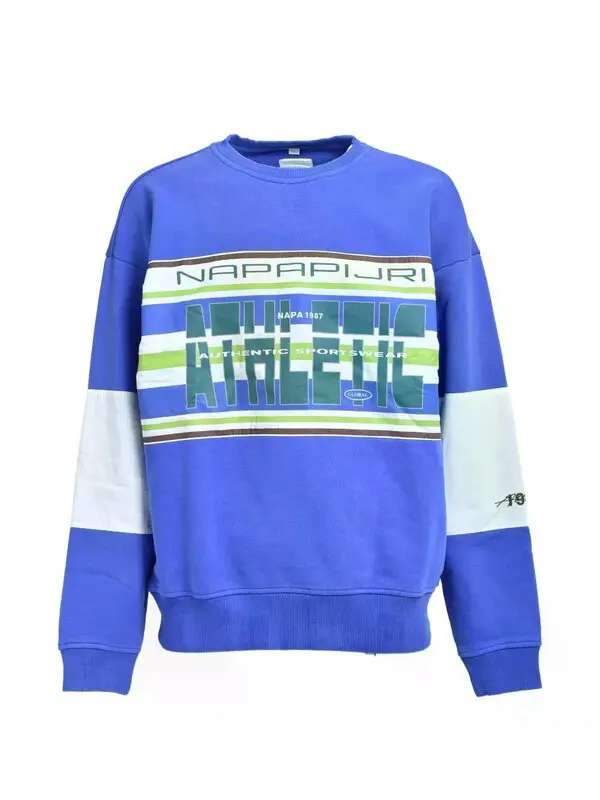 NAPA BY MARTINE ROSE Logo-print Panelled Sweatshirt
