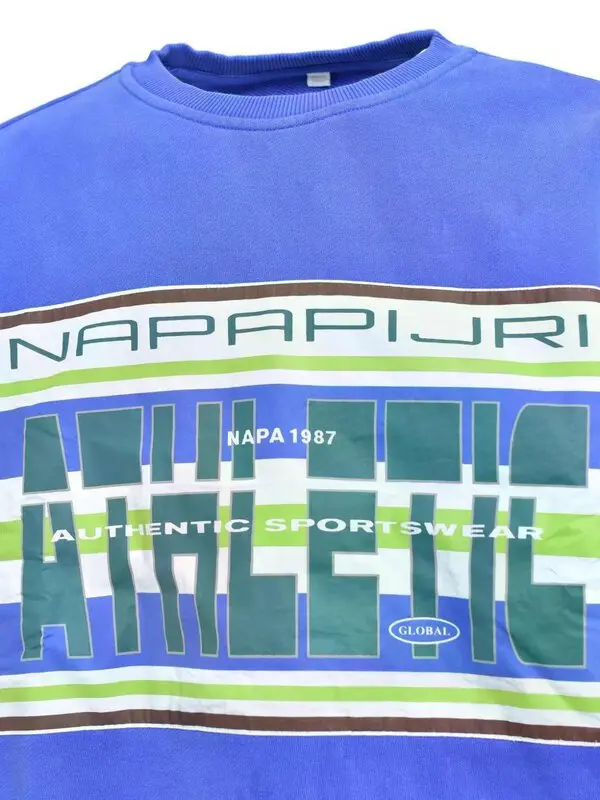 NAPA BY MARTINE ROSE Logo-print Panelled Sweatshirt