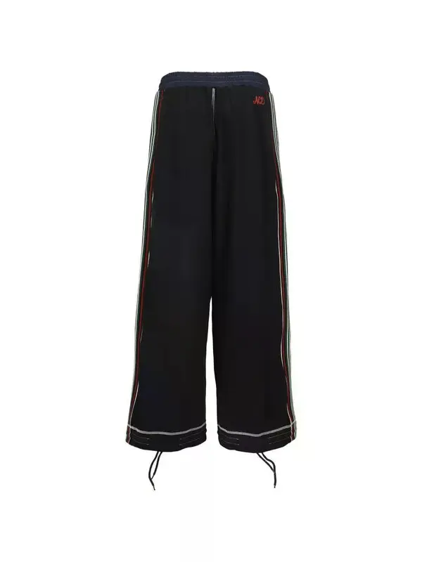 NICHOLAS DALEY Side-stripe Wide-leg Track Pants