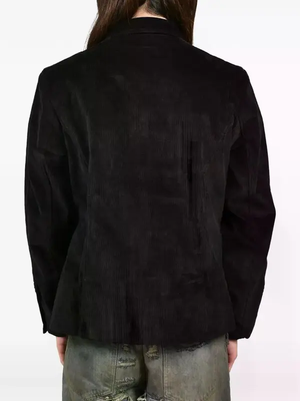 NO/FAITH STUDIOS Asymmetric Corduroy-texture Blazer