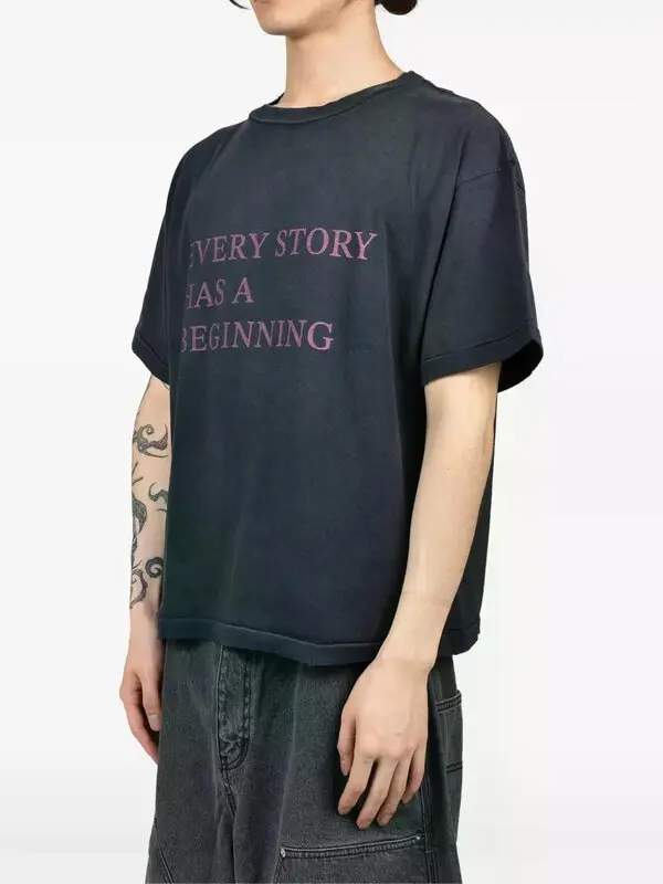 JUN/NAKAYAMA Slogan-print T-shirt