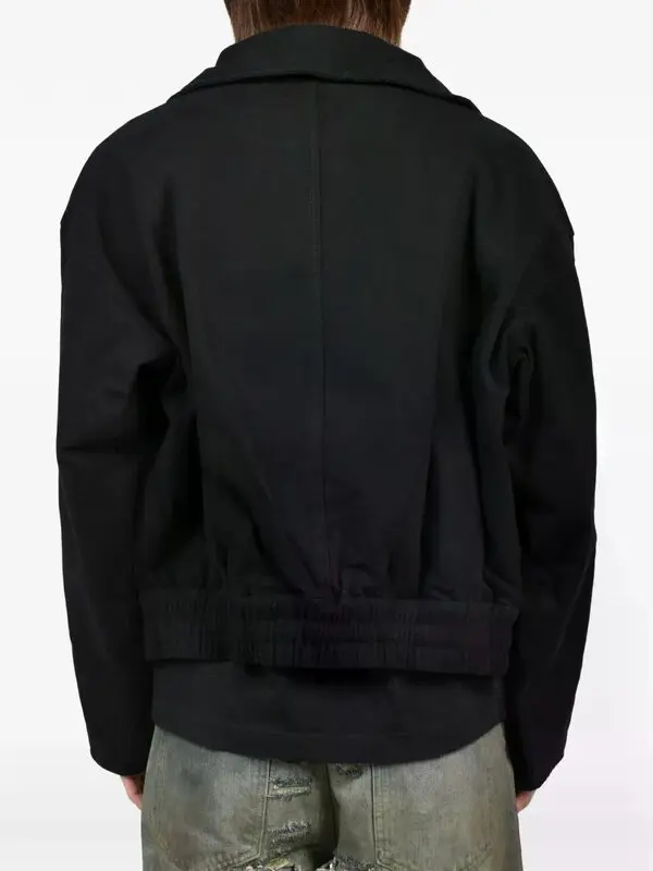 NO/FAITH STUDIOS Asymmetric-collar Cotton Jacket