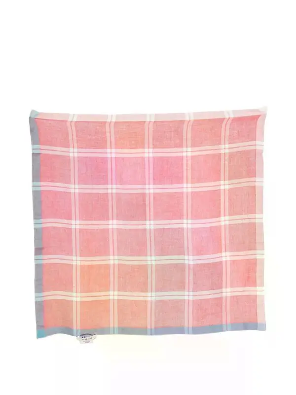 Altea Check-pattern Scarf - Red