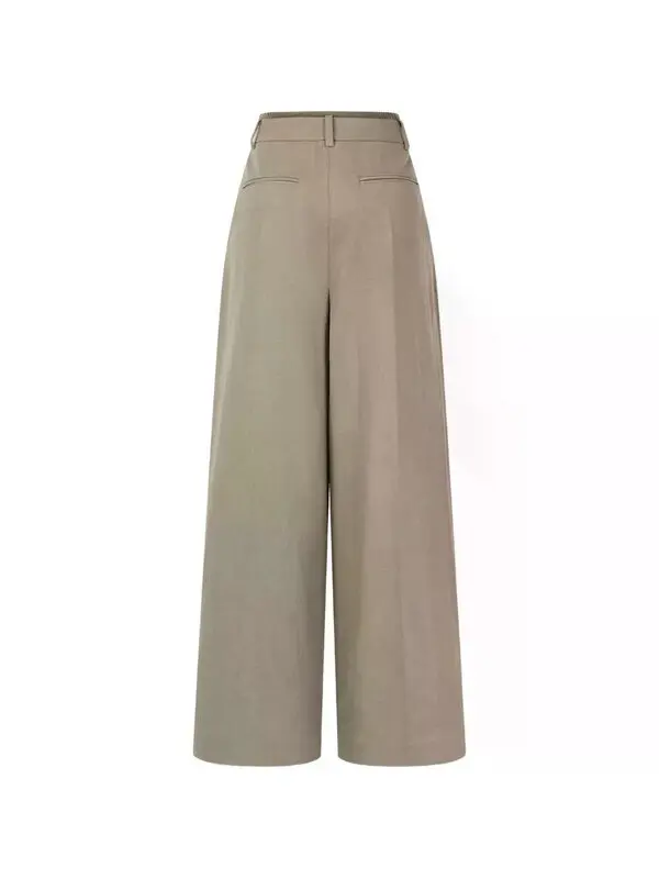 STUDIO TOMBOY Pintuck Wide-leg Trousers