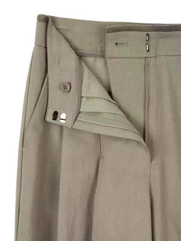 STUDIO TOMBOY Pintuck Wide-leg Trousers
