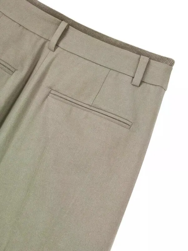 STUDIO TOMBOY Pintuck Wide-leg Trousers