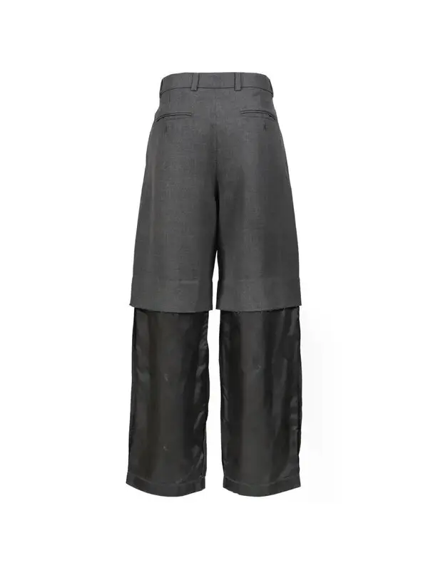 Vaquera Chopped Two-layer Trousers