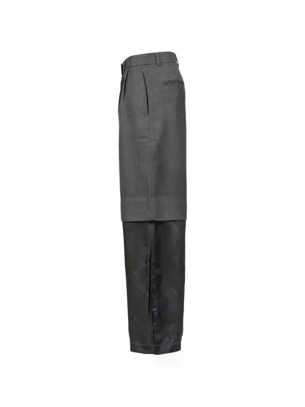 Vaquera Chopped Two-layer Trousers