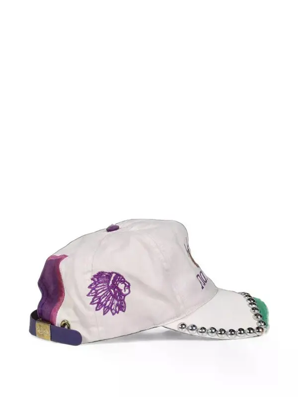 JOSHUA J. Scrap Cap Stud-embellished Baseball Cap