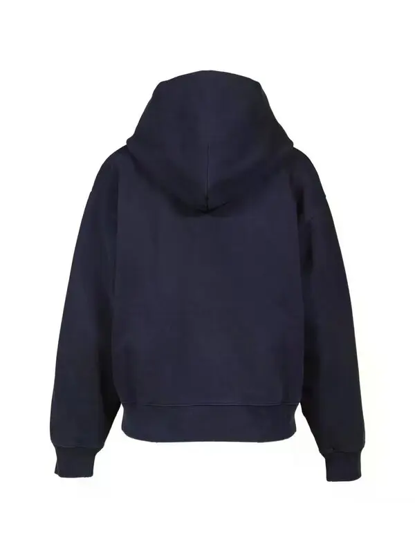 SPORTY & RICH Heritage Yankees Serif Zip-up Hoodie