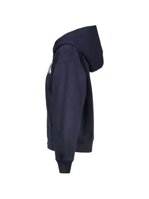 SPORTY & RICH Heritage Yankees Serif Zip-up Hoodie